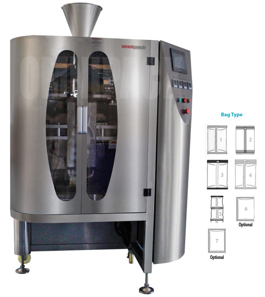 Omnipack G500 Granular Filling, Vacuuming, Packaging Machine (VFFS)